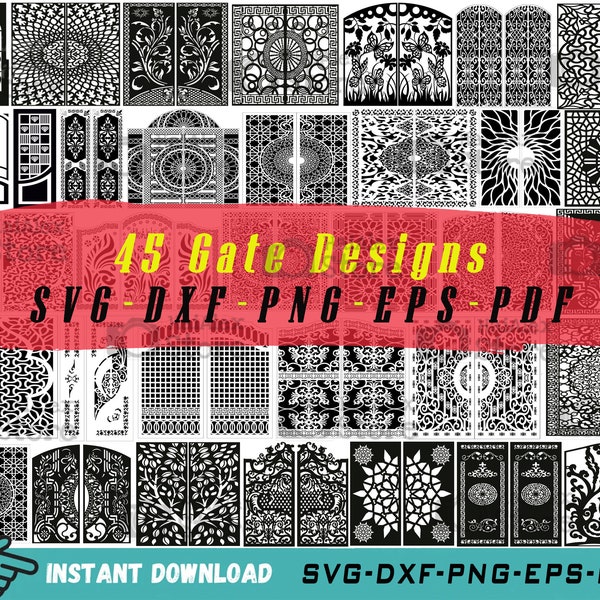 Plasma Cut Files for Gates - Etsy