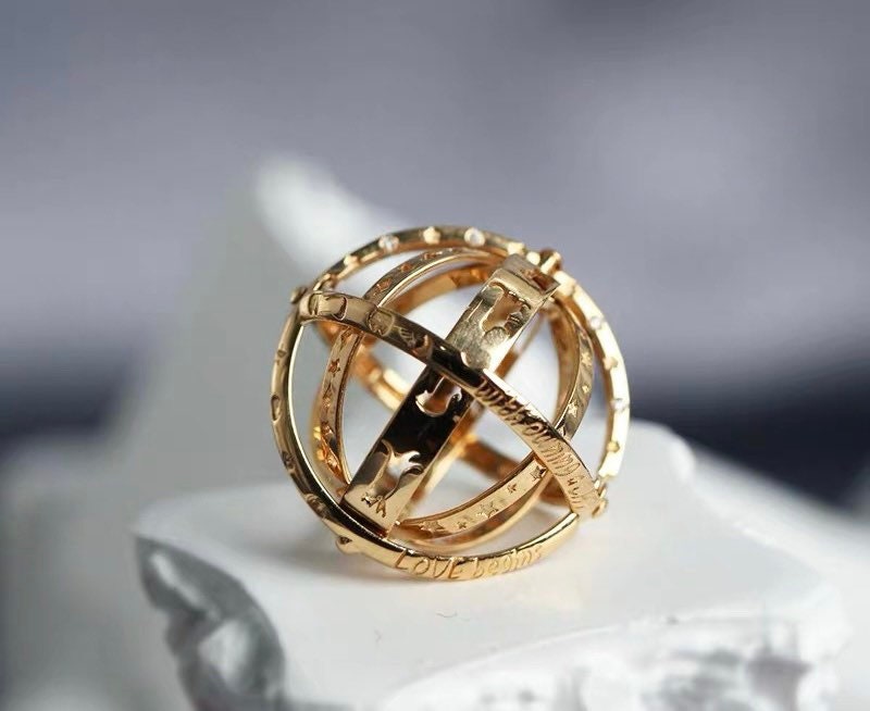Cat Astronomical Finger Foldable Ring Astronomical Sphere Ball Ring ...