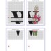 Floral Letter W Cross Stitch Pattern Customizable Names Countable ...