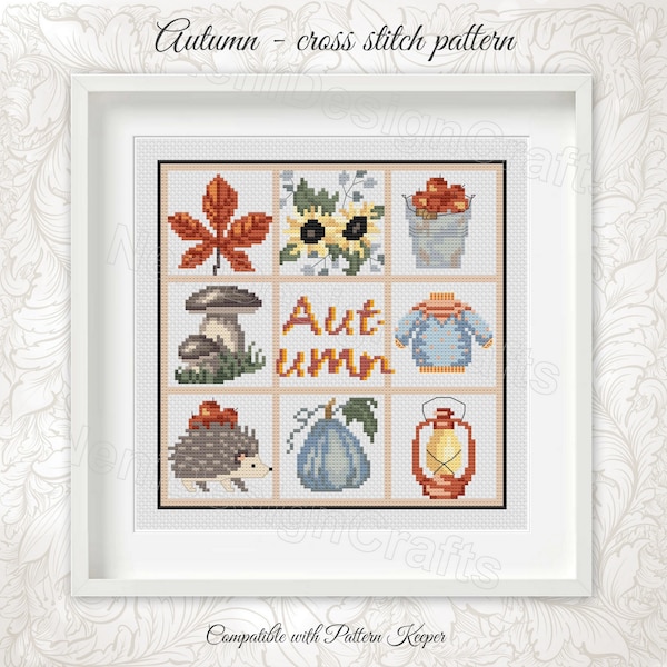 Autumn Cross Stitch Patterns - Etsy