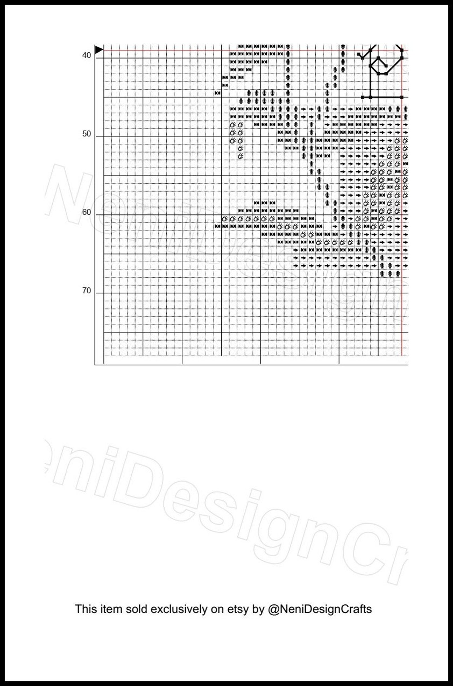 Floral Letter P Cross Stitch Pattern Customizable Names - Etsy