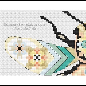 Mandala Bee Cross Stitch Pattern (PDF Pattern) - Etsy