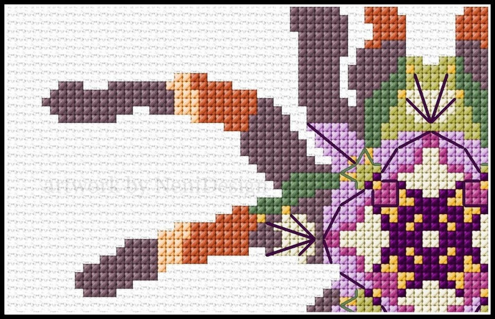 Mandala Tarantula cross stitch pattern cross stitch | Etsy