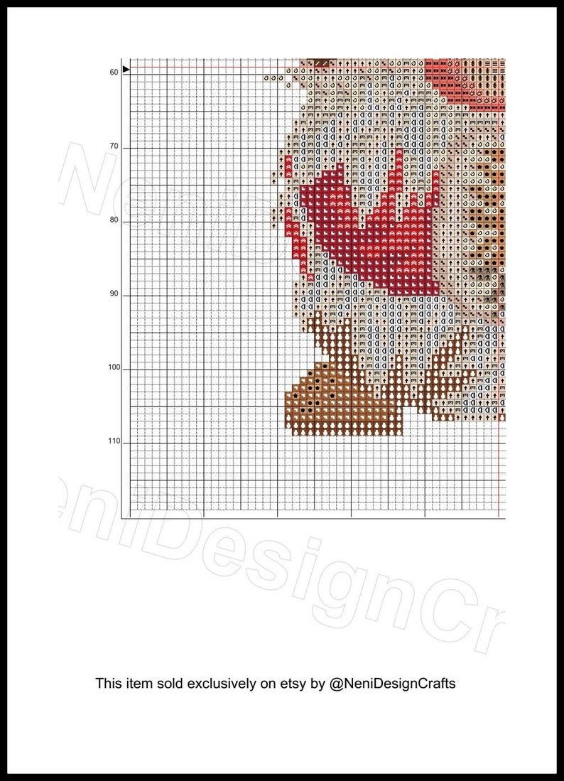 Reindeer Gnome Cross Stitch Pattern Christmas Gnome Holiday - Etsy