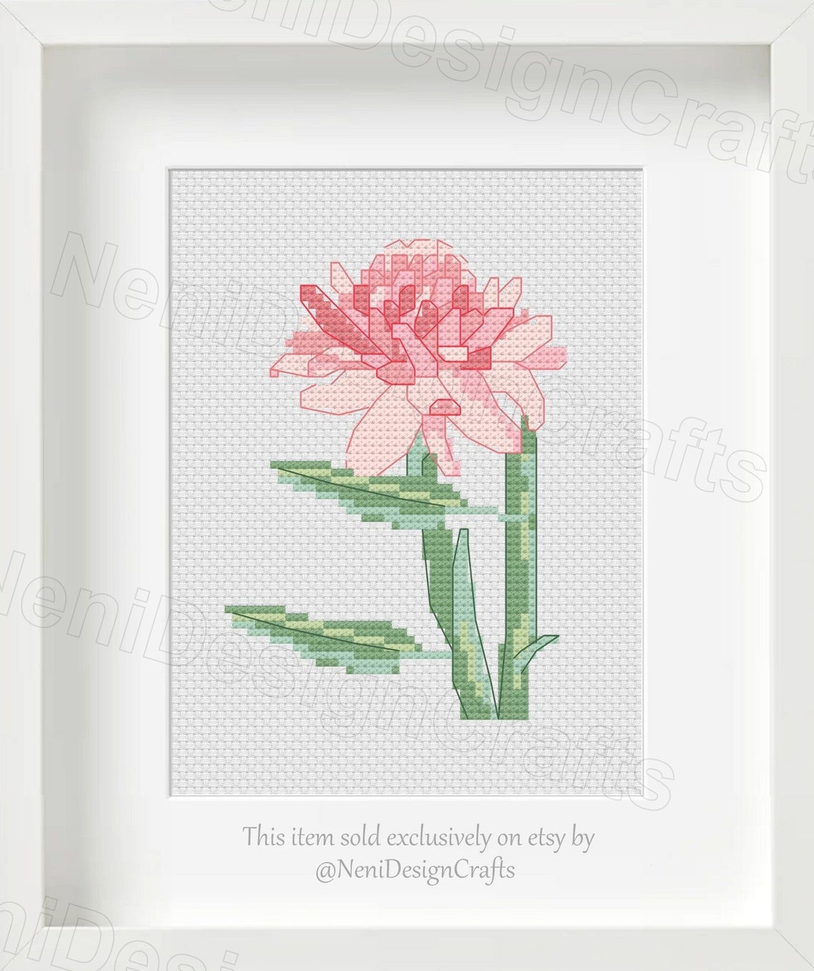 Mini Flower 2 Ginger Cross Stitch Pattern Egzotic Flower Cross | Etsy
