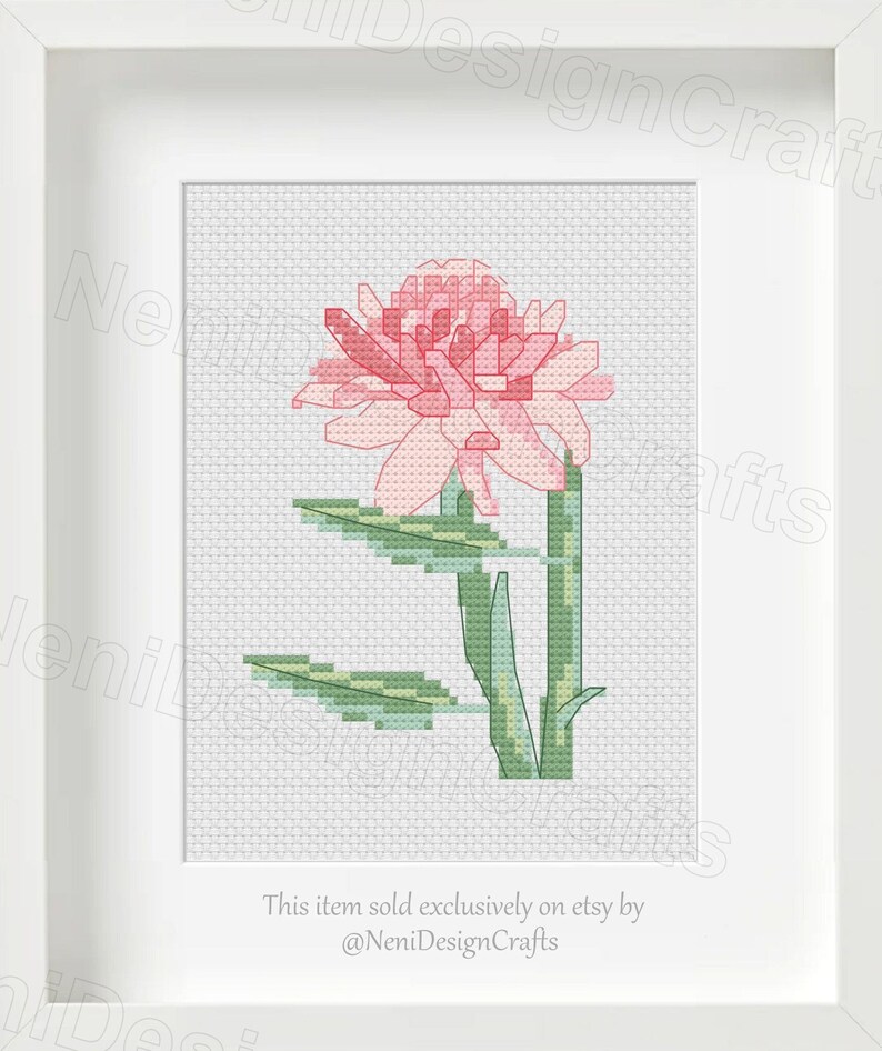 Mini Flower 2 Ginger Cross Stitch Pattern Egzotic Flower Cross | Etsy