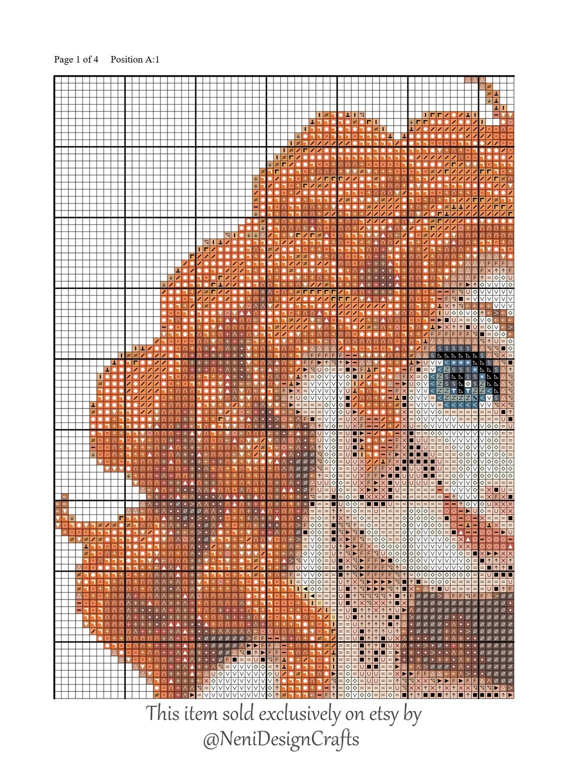 Merida Small Portrait Cross Stitch Pattern Princess Cross - Etsy