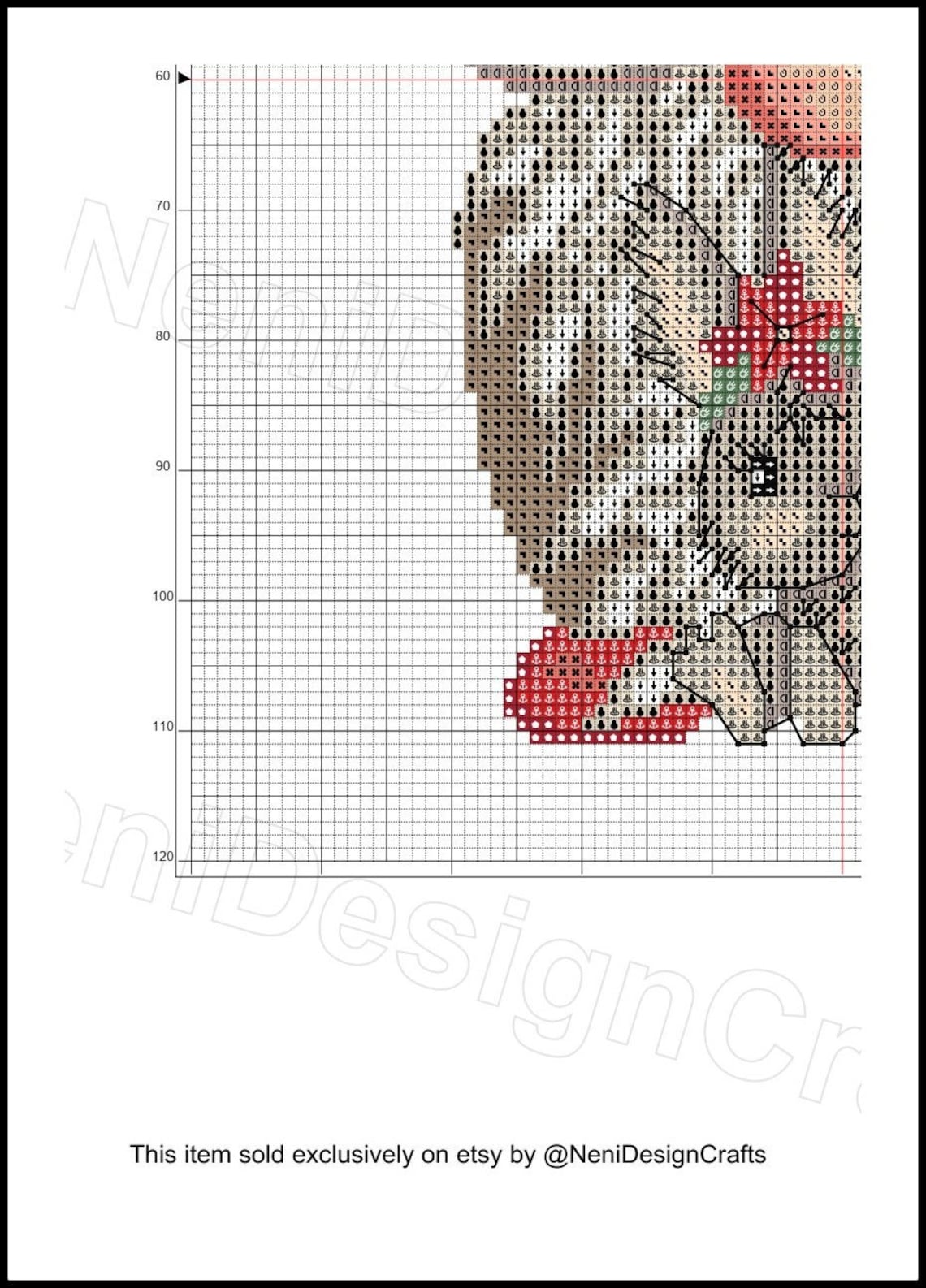Santa Gnome With Cute Bunny Cross Stitch Pattern Christmas - Etsy