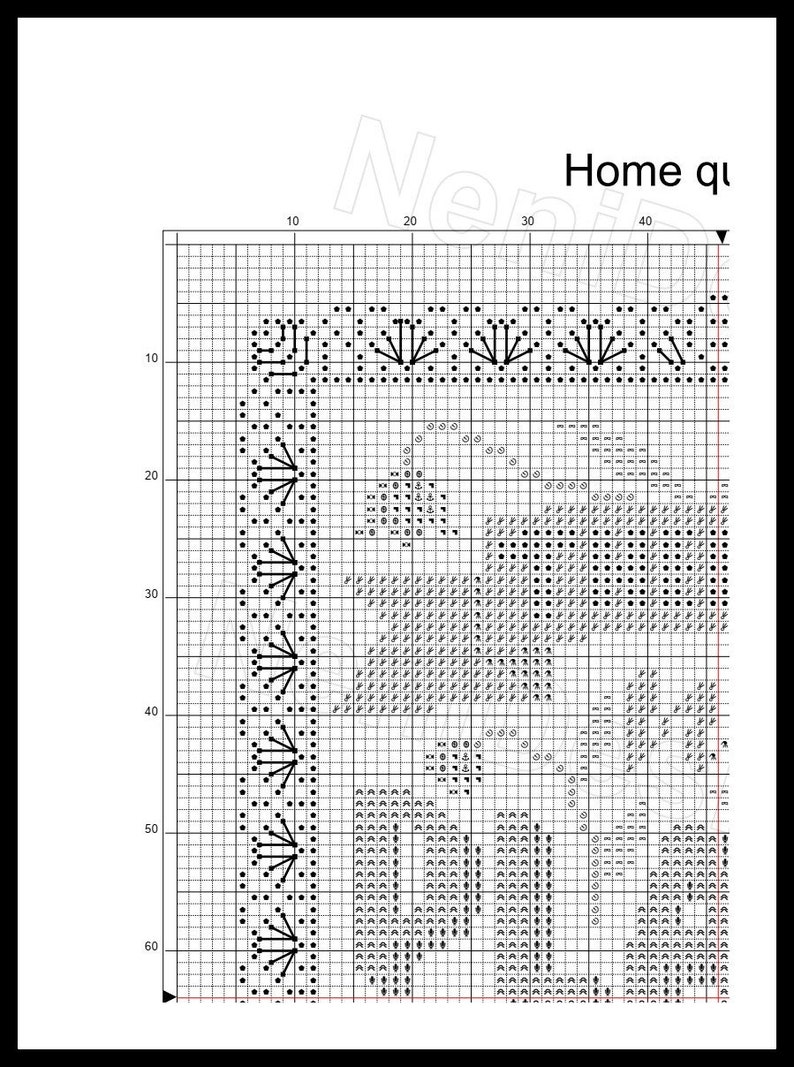 Home Quotes Cross Stitch Pattern: DIY Wall Decor (digital Download) - Etsy