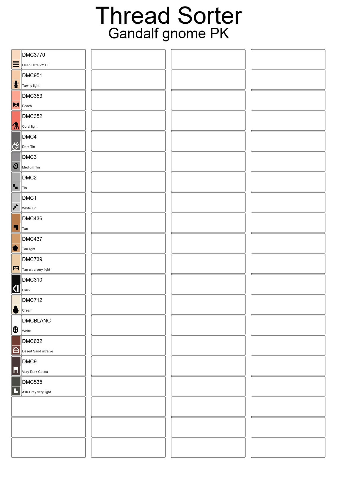 Gandalf Gnome Cross Stitch Pattern Lord of the Rings LOTR - Etsy