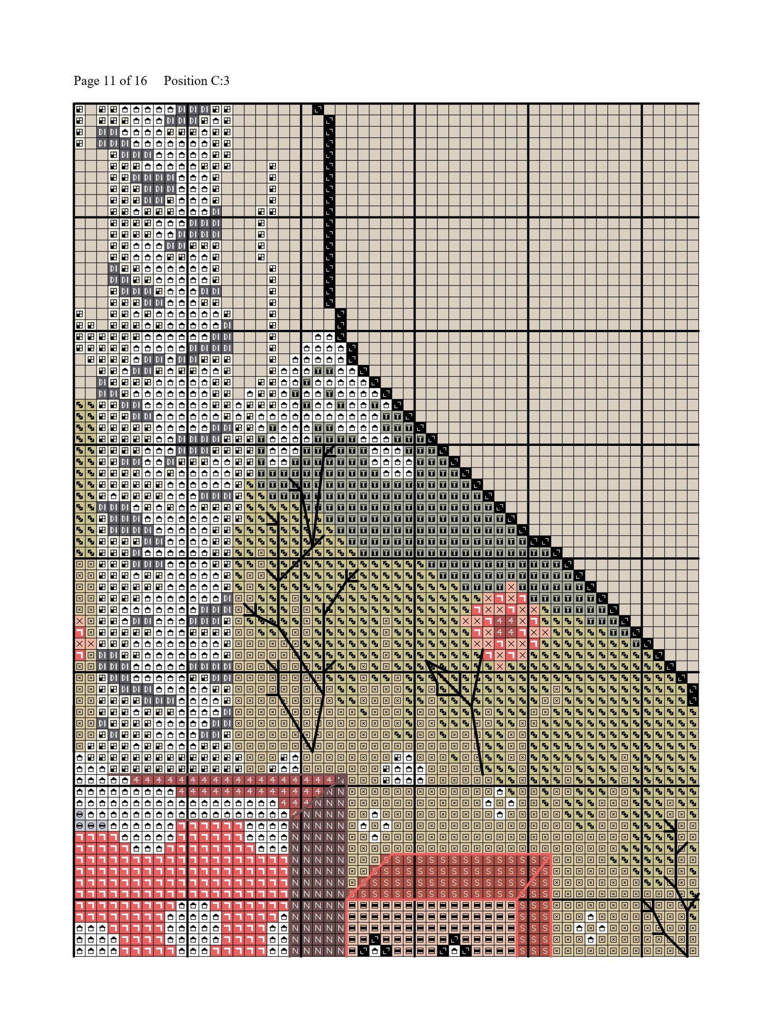 Cute Moose Christmas Stocking Cross Stitch Pattern DIY - Etsy