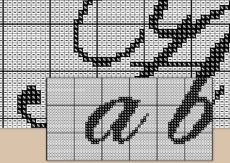 Alphabet Cross Stitch Letter Cross Stitch Alphabet Pattern - Etsy