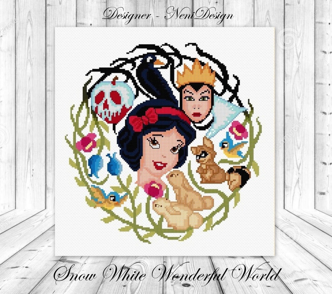 Snow White Wonderful World Cross Stitch Pattern Cross Stitch Snow White ...