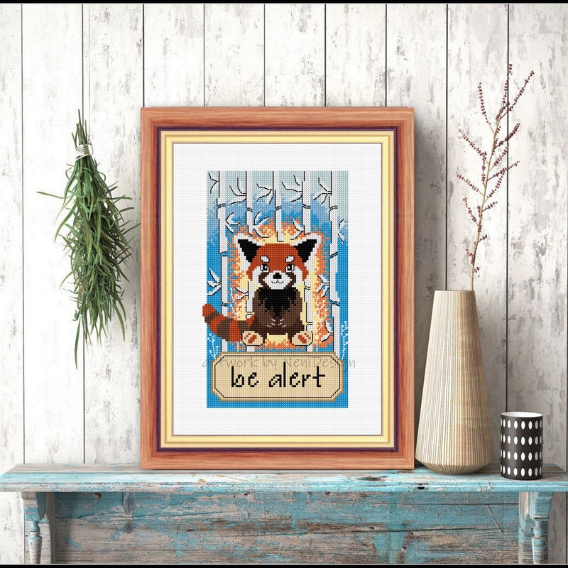 Red Panda Pattern - Etsy
