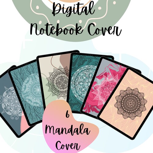 6 Digital Gradient Notebook Covers Goodnotes Notability - Etsy