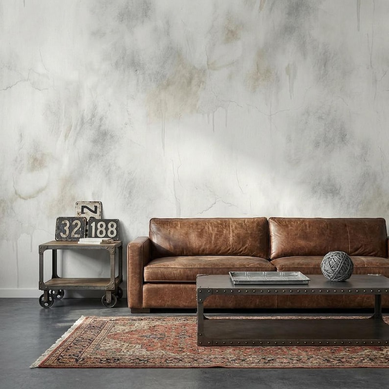 Concrete Texture Wallpaper Concrete Wall Removable Peel and Stick ...