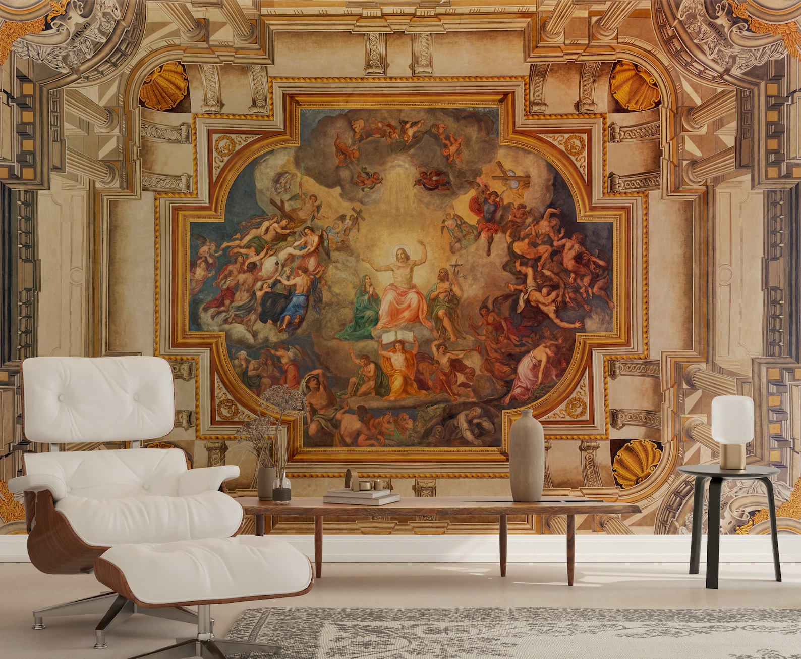 Ancient Roman Banquet Wallpaper Peel and Stick Renaissance Wall Mural ...