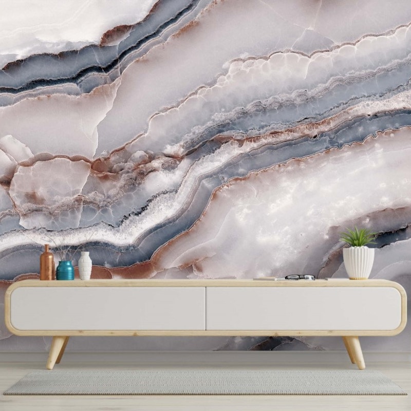 Marble Wall Mural - Etsy
