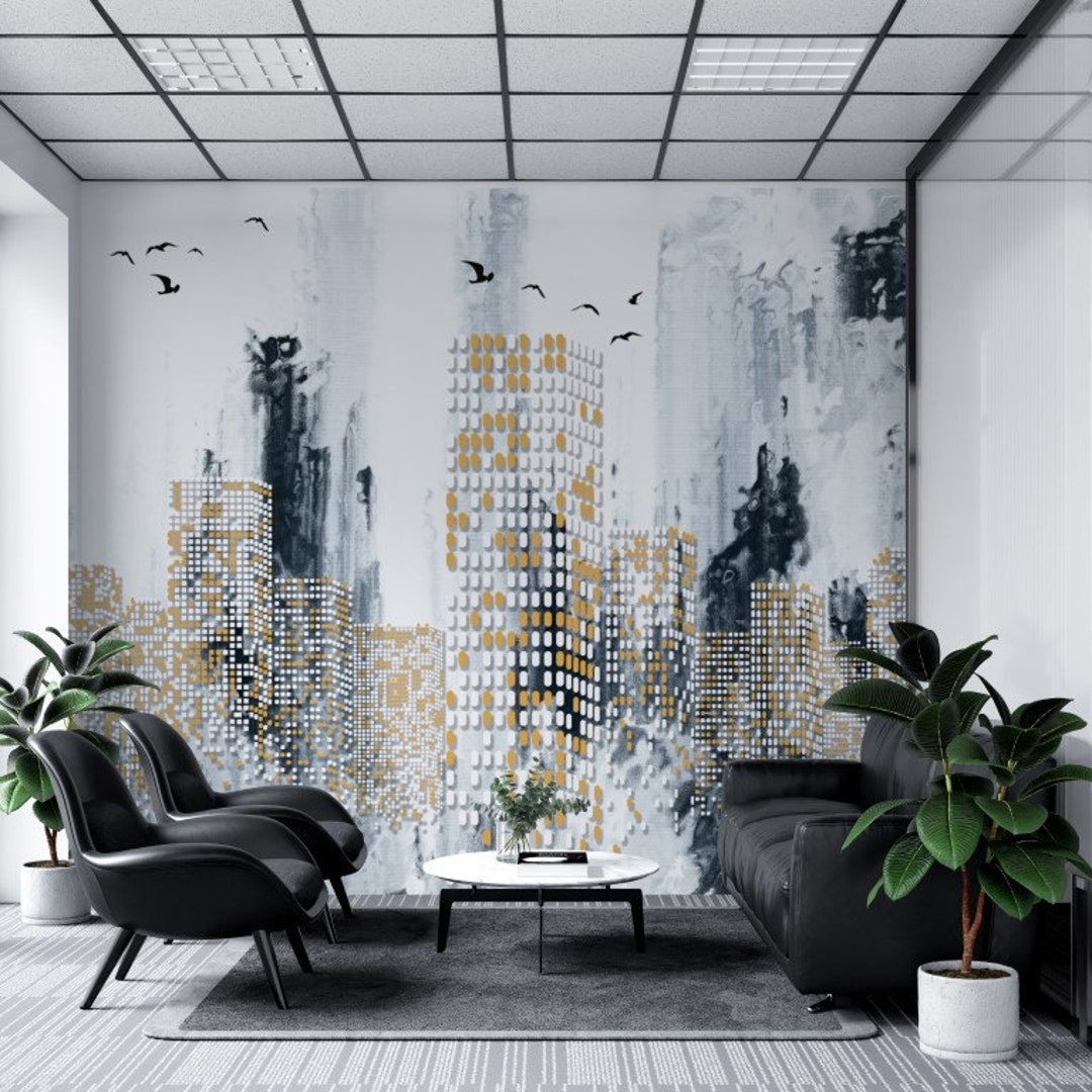 Skyscraper Wallpaper / Art Wallpaper / City Wallpaper / Modern ...