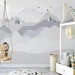 World Map Wallpaper / Cream Color Wallpaper / Dark Wallpaper / Peel ...