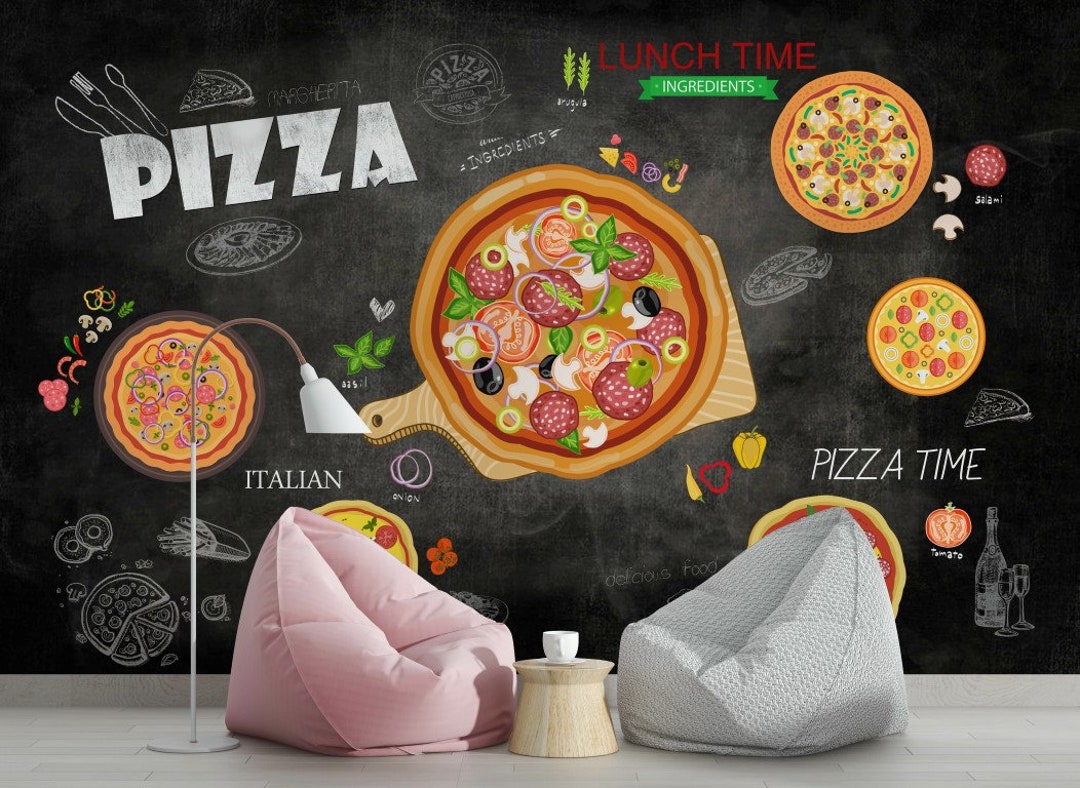 Italian Pizza Wallpaper / Fast Food Wallpaper / Pizza Time Wallpaper ...