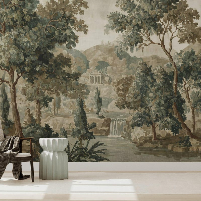 Classical Scene Wallpaper - Etsy