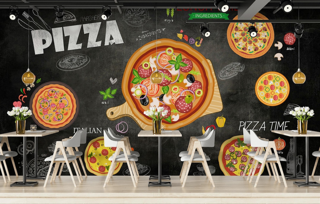 Italian Pizza Wallpaper / Fast Food Wallpaper / Pizza Time Wallpaper ...