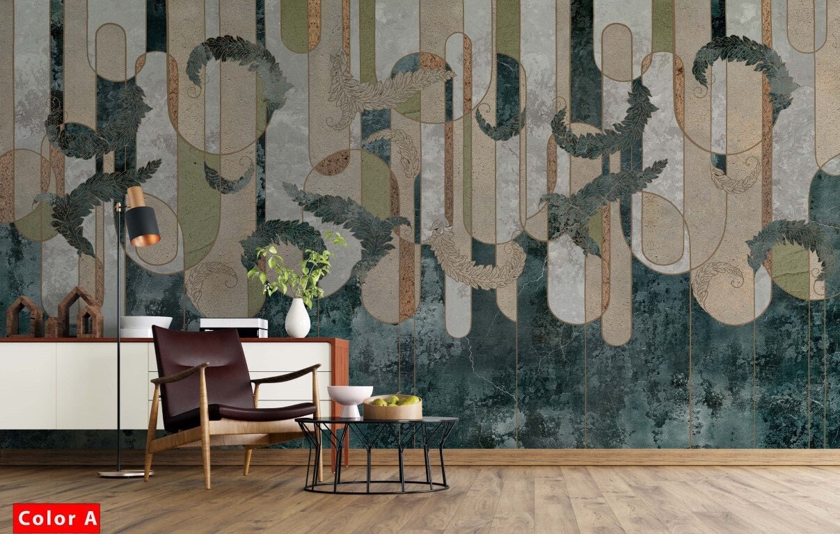 Prepasted Peel & Stick Wallpaper Background Wallpaper Geometric Shape ...