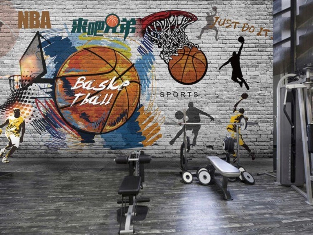 Brick Wall Wallpaper / Basketball Wallpaper / Sport Wallpaper ...