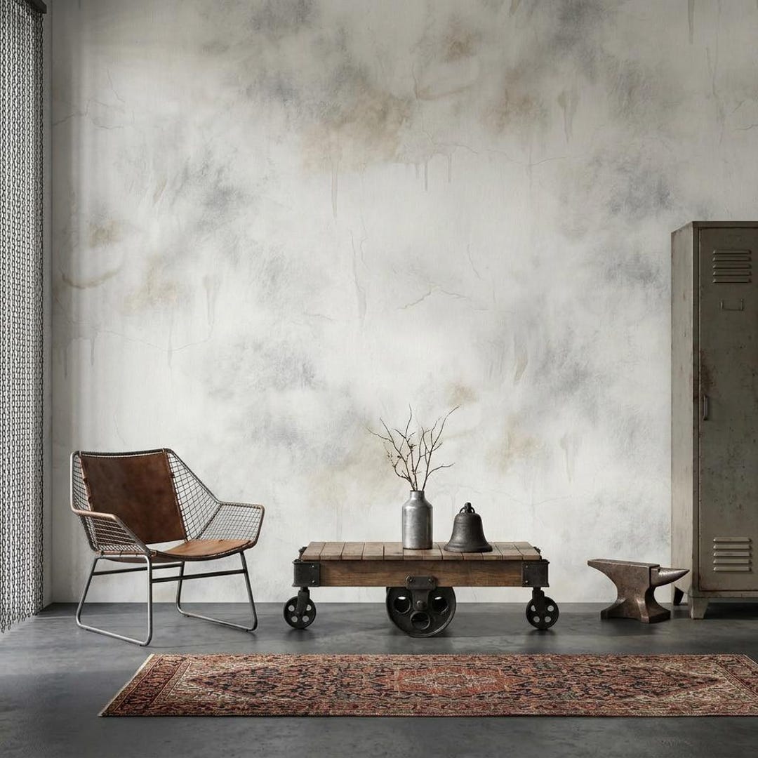 Concrete Texture Wallpaper Concrete Wall Removable Peel and Stick ...