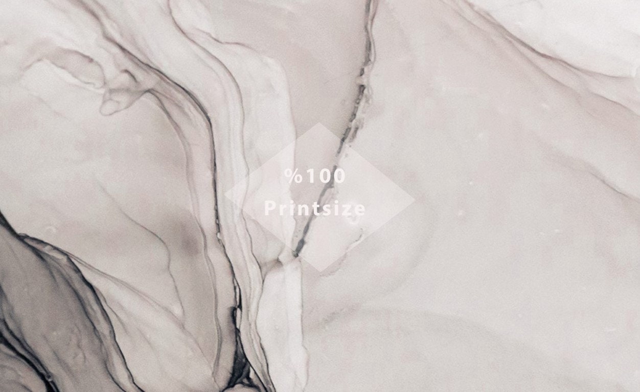 Brown Wallpaper / Ink Paint Wallpaper / Luxury Wallpaper / Abstract ...