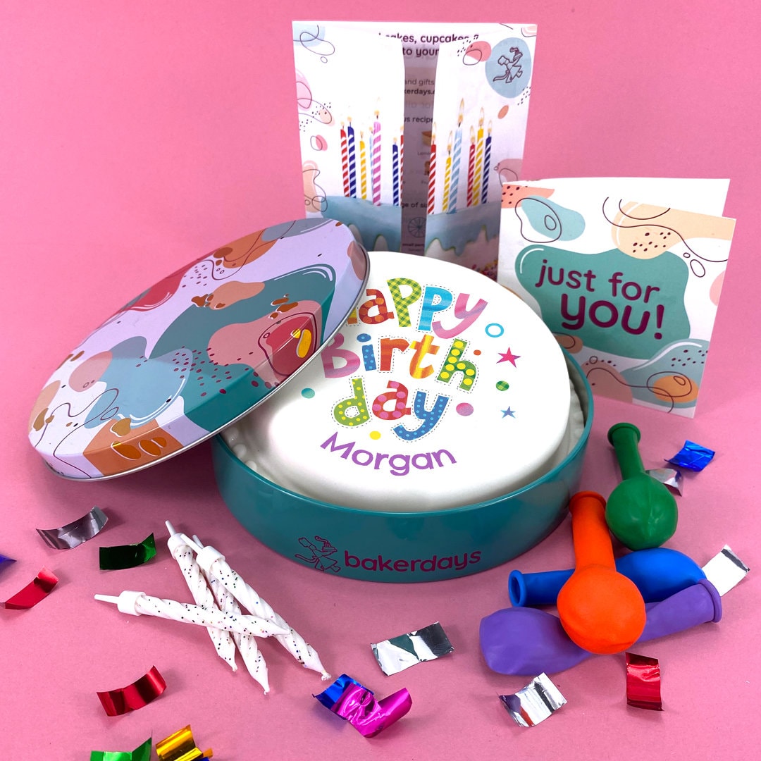 Personalised Birthday Letterbox Cake, Gluten Free Letterbox Cake, Gift ...