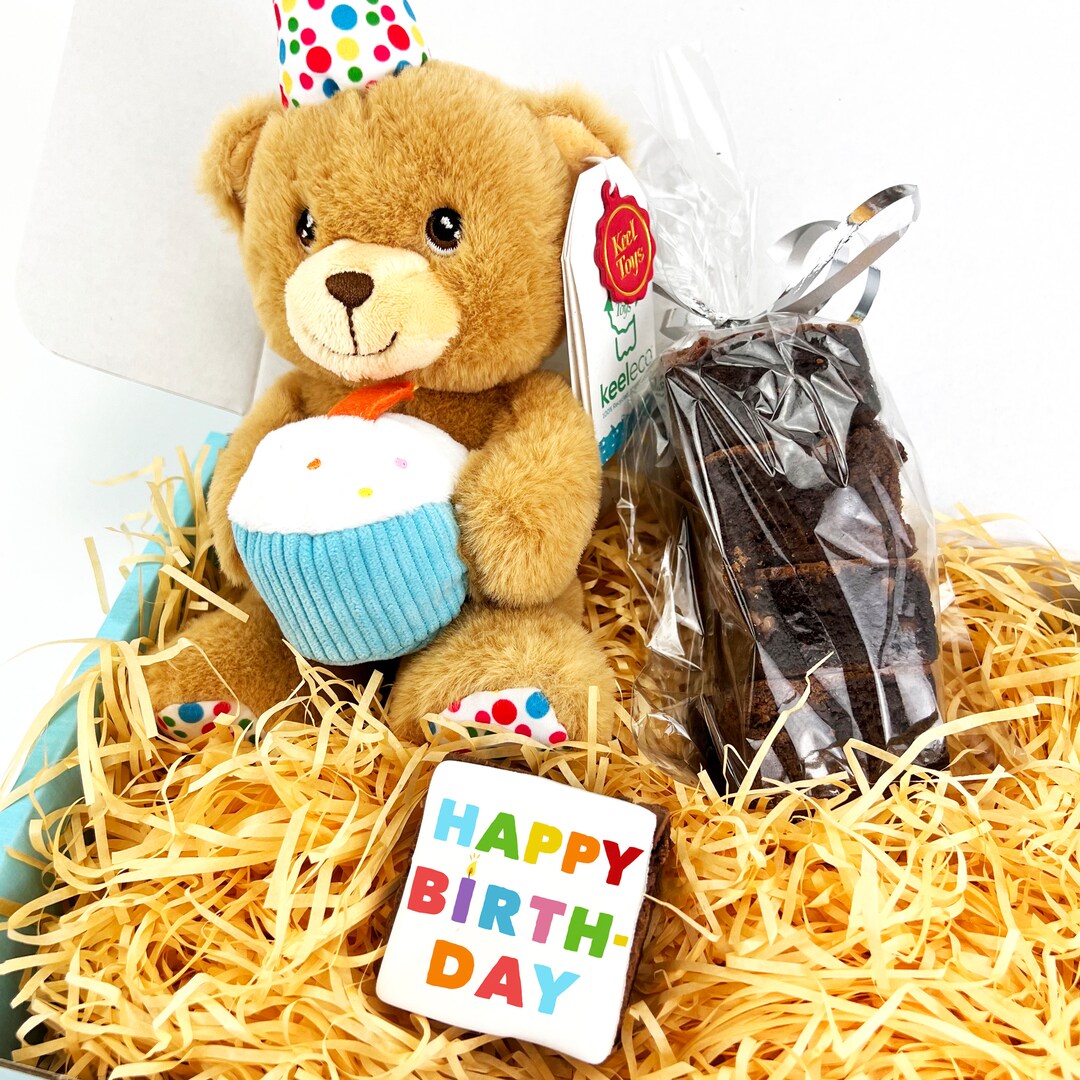 Mini Children's Hamper With Birthday Brownies & Cute - Etsy