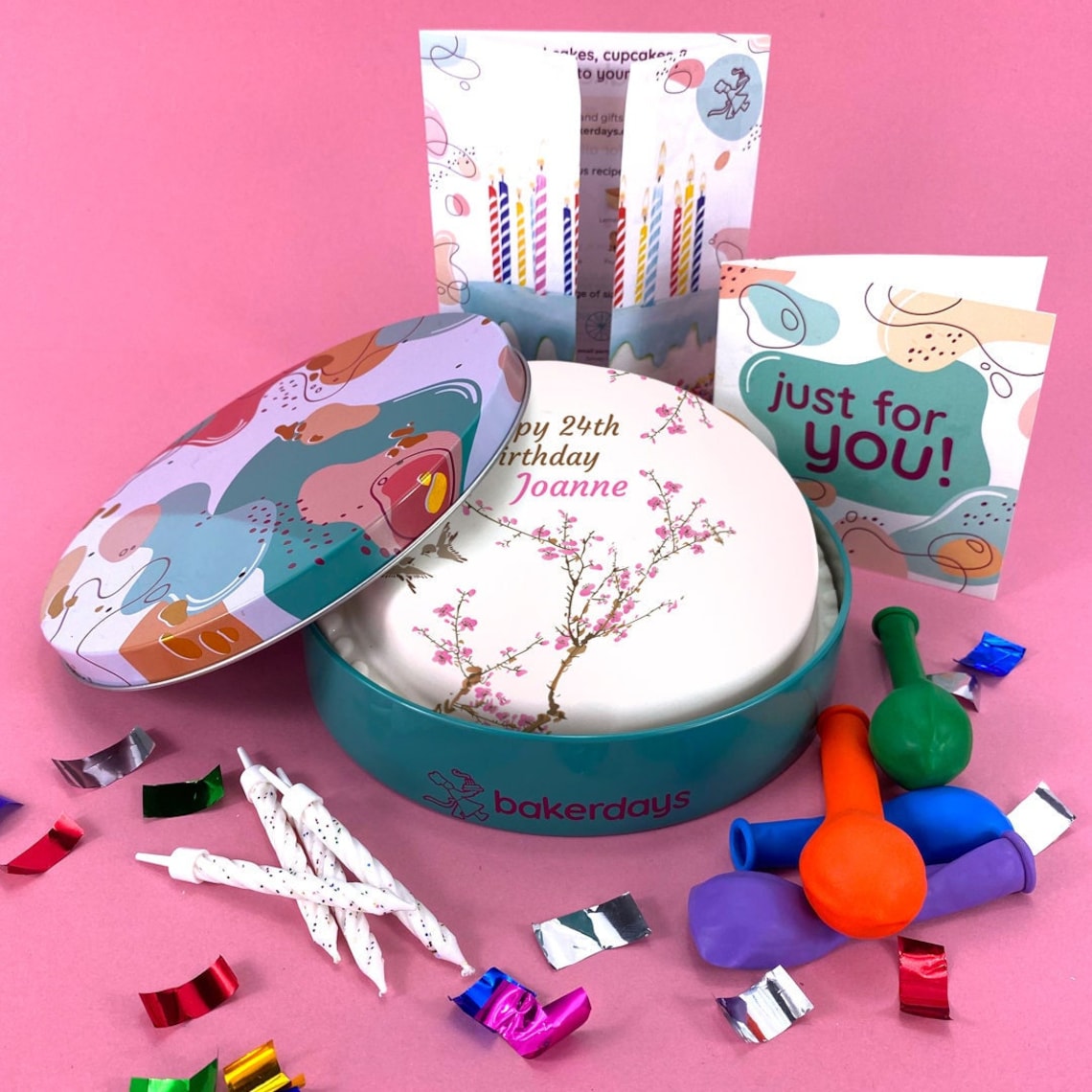 Personalised Birthday Letterbox Cake, Letterbox Gift Cake, Cake in the ...