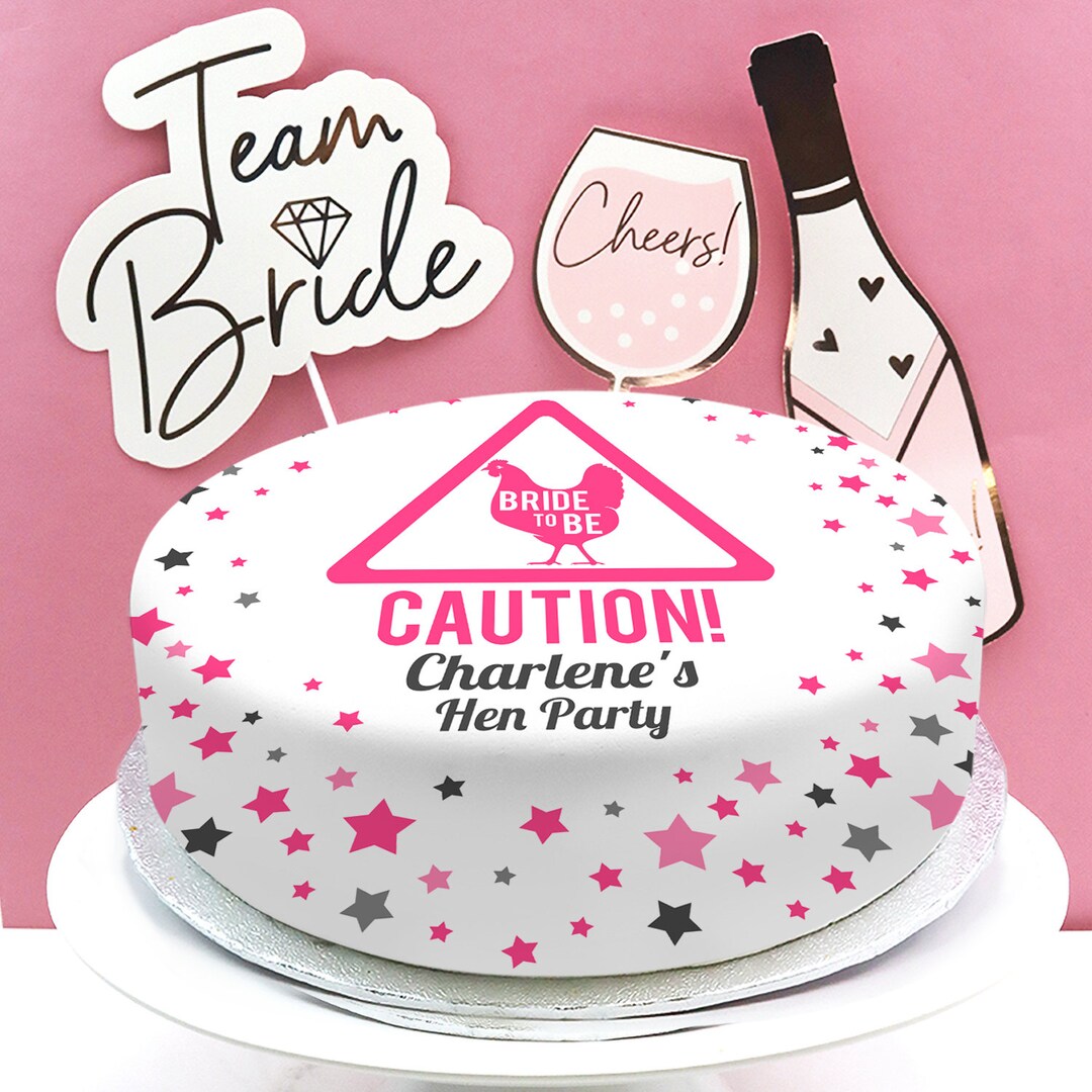 Caution! Cake - Etsy