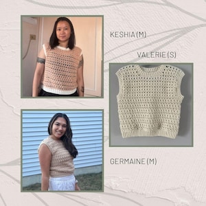 Celeste Vest Crochet Pattern (digital Download Only - English PDF Only) | Crochet Puff Stitch ...
