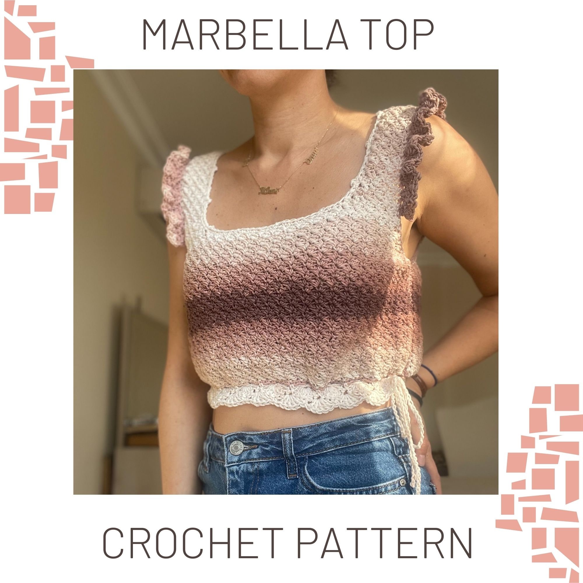 Marbella Top Crochet Pattern (digital Download Only) - Etsy