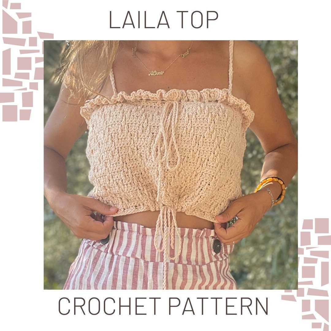Laila Top Crochet Pattern (digital Download Only) - Etsy