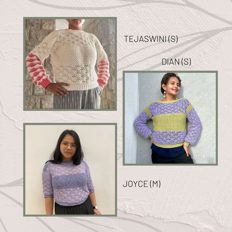 Clara Sweater Crochet Pattern (digital Download Only - PDF Only ...