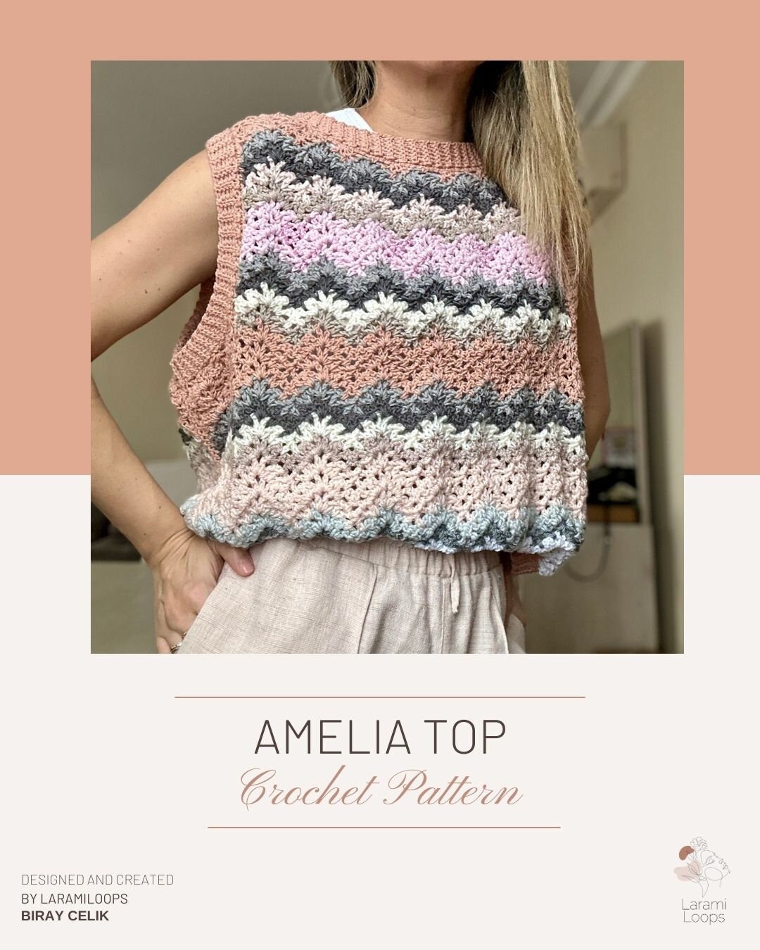 Amelia Top Crochet Pattern (digital Download Only - PDF Only) | Crochet ...