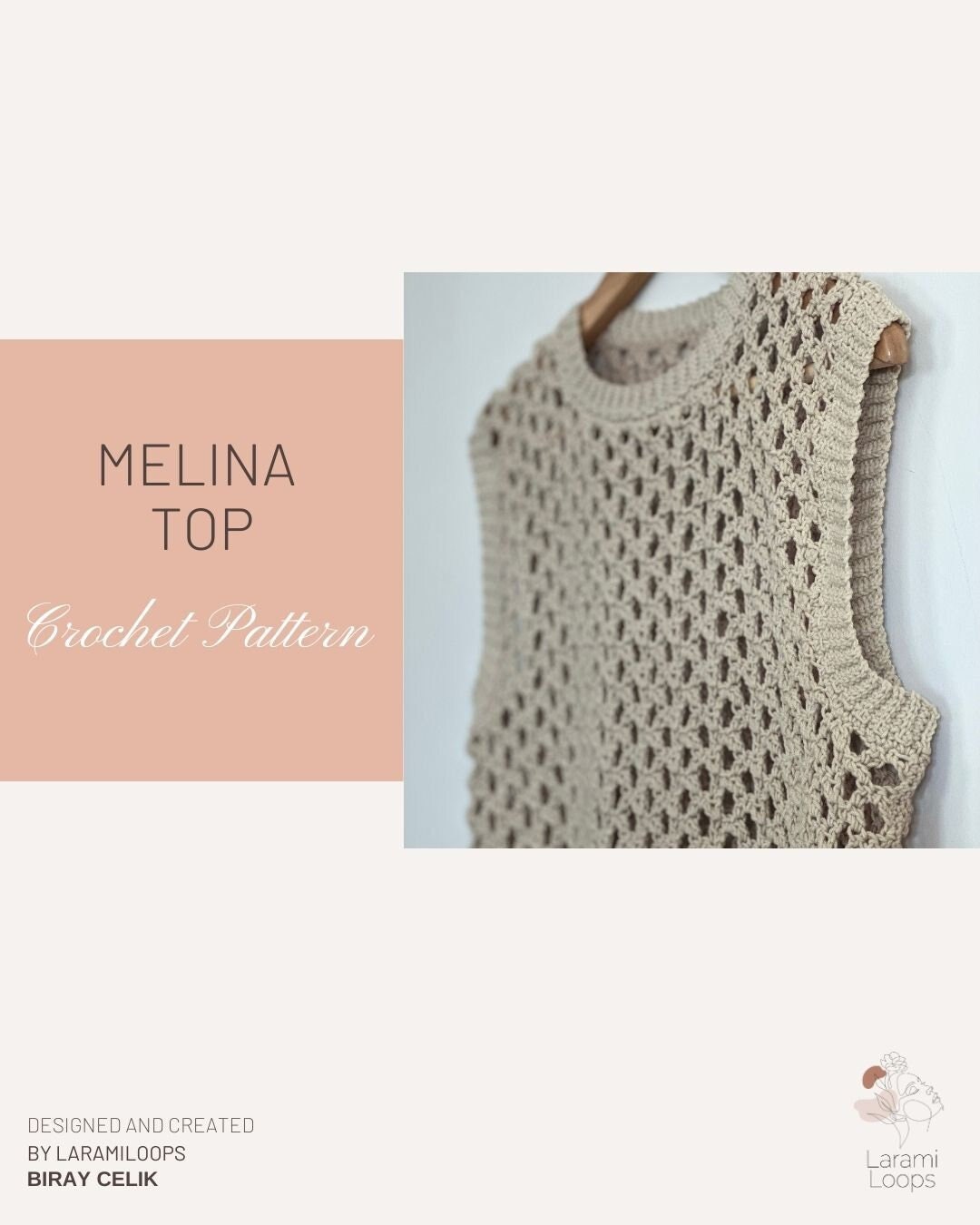 Melina Top Crochet Pattern (digital Download Only) - Etsy