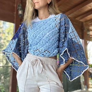 Aria Top Filet Crochet Pattern (digital Download Only) - Etsy