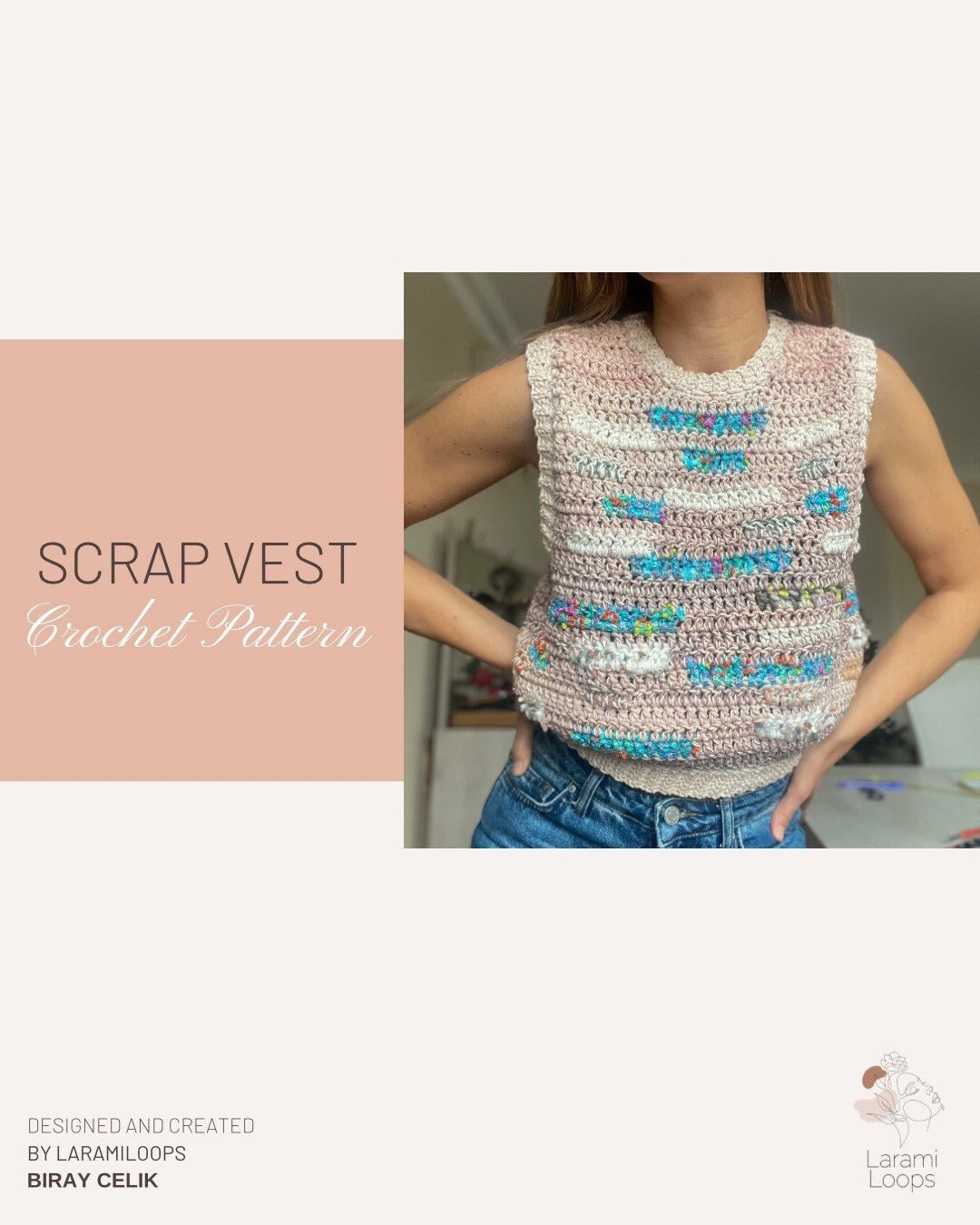 Scrap Vest Crochet Pattern (digital Download Only) - Etsy