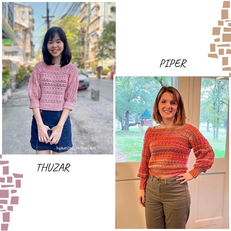 Sofia Sweater Crochet Pattern digital Download Only - Etsy