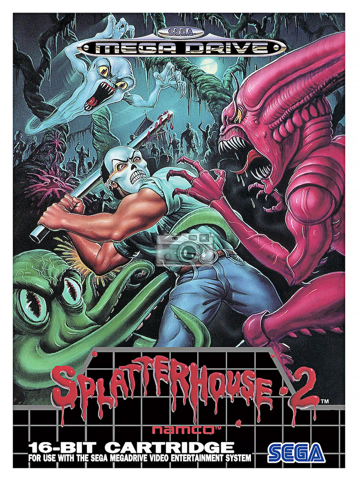 Splatterhouse 2 Sega Mega Drive Retro Videogame (Instant Download) - Etsy