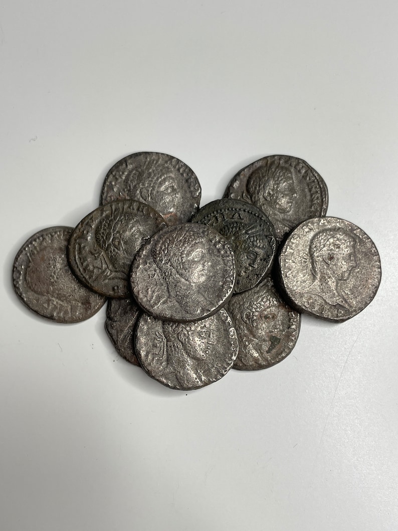 Ancient Roman Empire Silver Billon Tetradrachm Coin | Authentic ...