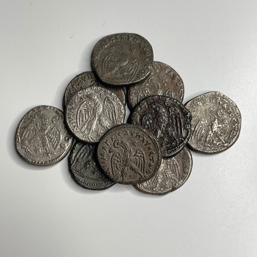 Ancient Roman Empire Silver Billon Tetradrachm Coin | Authentic ...