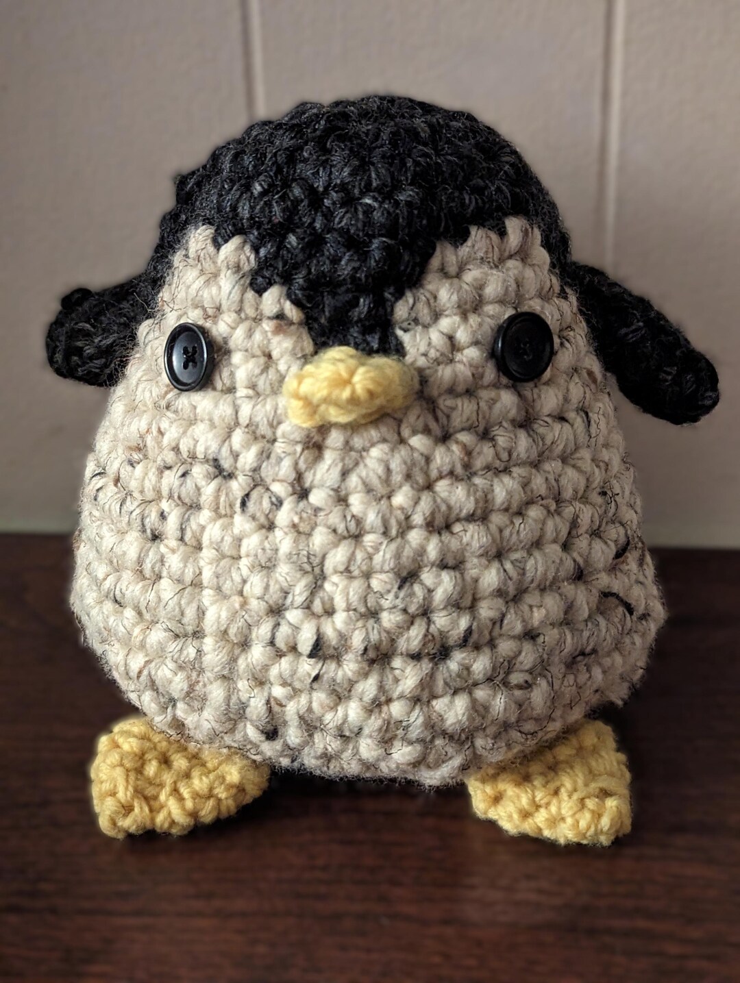 Percival Penguin: Handmade Crochet Wool Plushie - Etsy