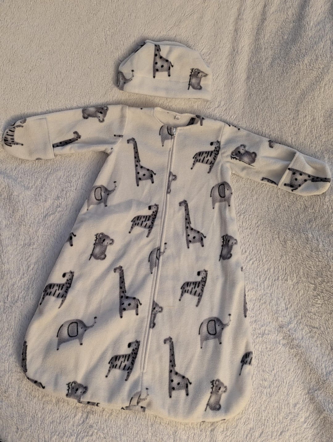 Fleece Long Sleeve Sleep Sack Fleece Sleep Sack With Arms Fleece Baby ...