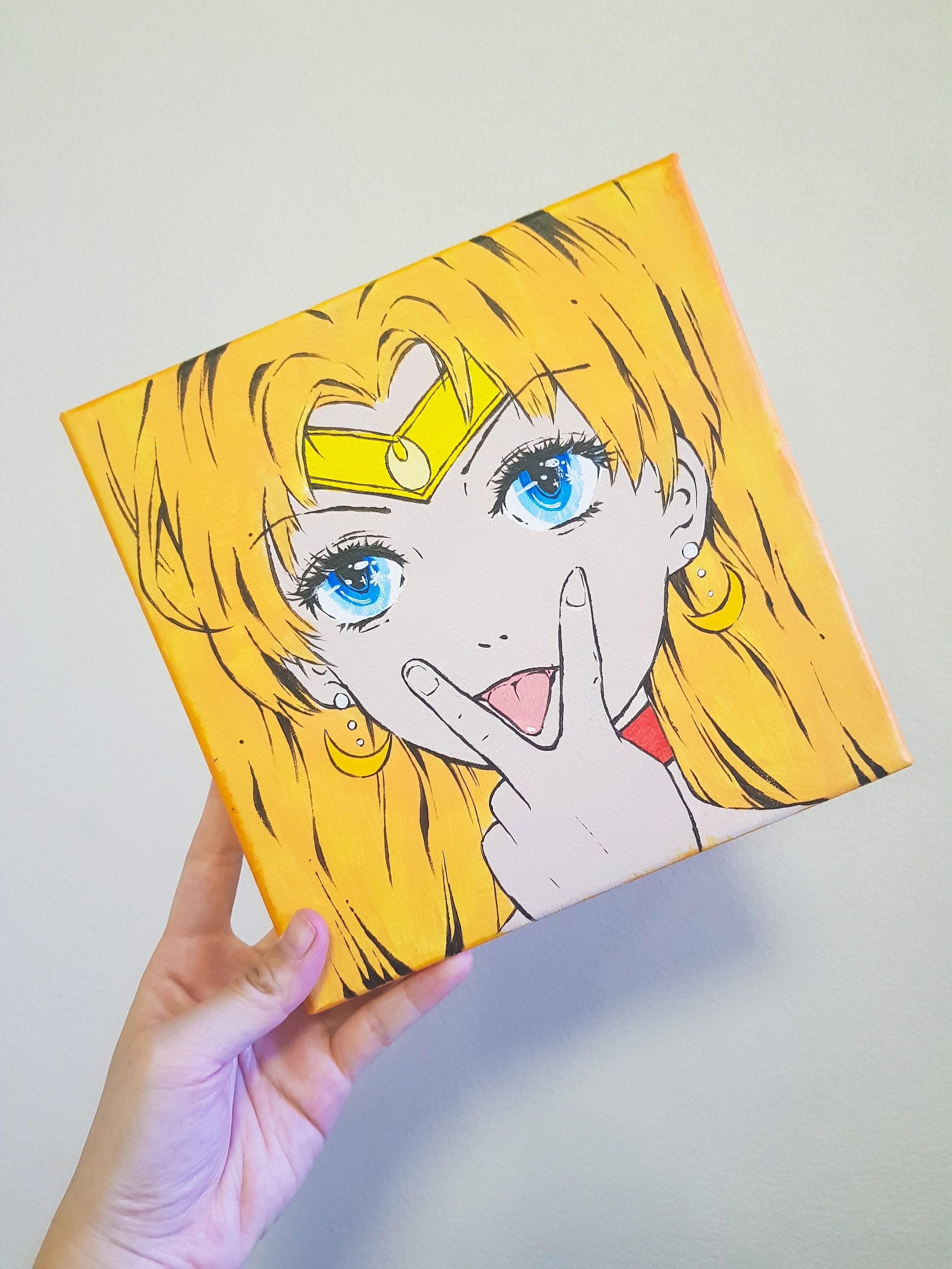 Art & Collectibles Painting Anime Acrylic Painting etna.com.pe